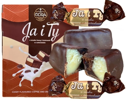 D Cukierki Ja i Ty kawowo śmietankowe Odra 2,5kg DORAN Hurtownia Słodyczy