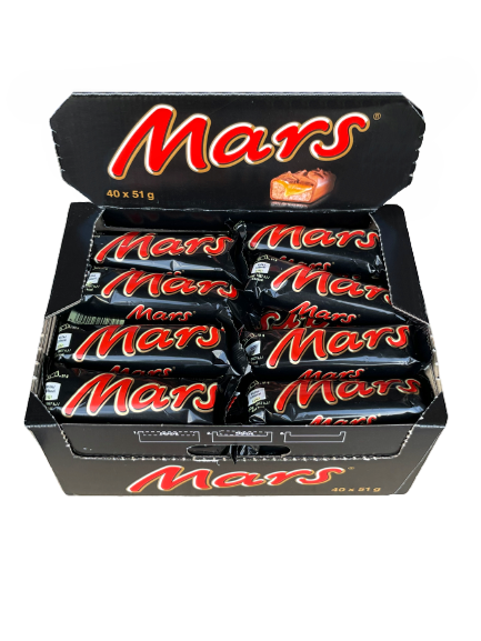 Baton MARS z Karmelem w Czekoladzie 40 x 51g DORAN Hurtownia Słodyczy