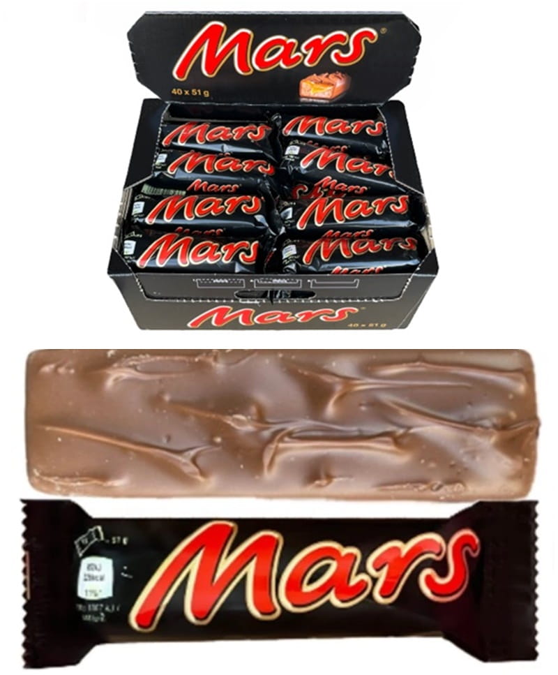 Baton MARS z Karmelem w Czekoladzie 40 x 51g DORAN Hurtownia Słodyczy